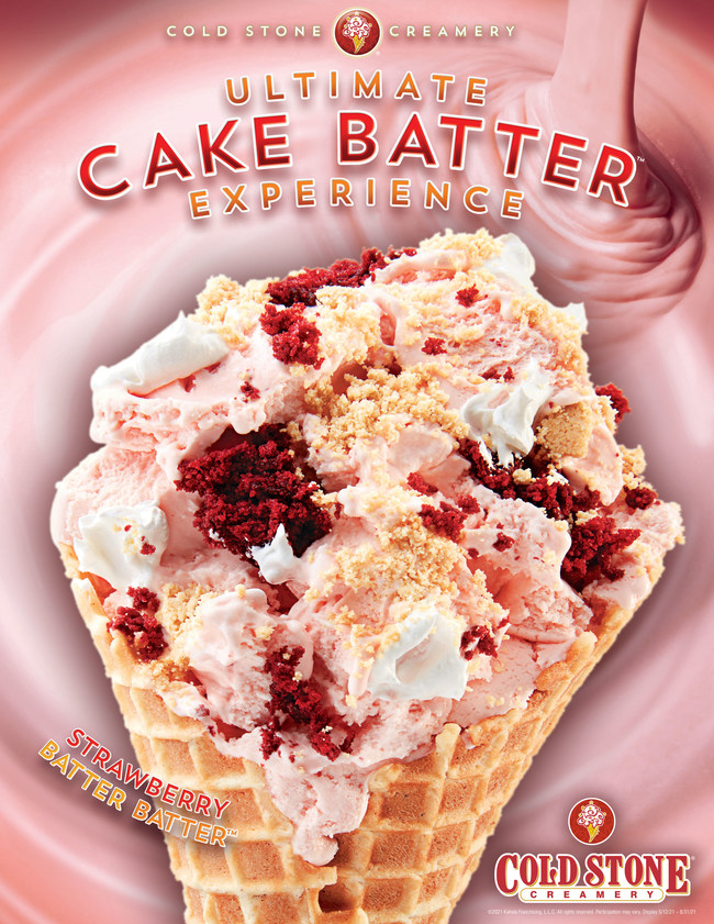 Batter Up at Cold Stone Creamery as Cake Batter Ice Cream Swings ...