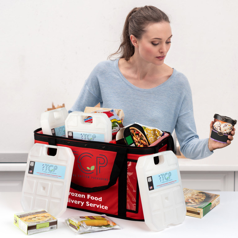 Frozen Home Delivery Sans Dry Ice with Thermal Custom Packaging ...