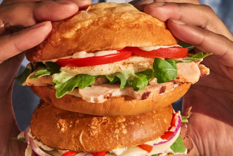 Panera Debuts New Breakfast Bagel Stacks and Marks National Bagel Day ...